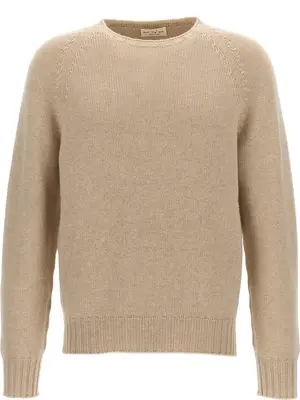 MA'RY'YA Crew Neck Sweater - Beige