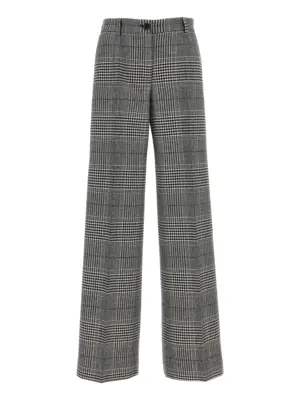 DOLCE & GABBANA Dolce & Gabbana Sartoriale Pied De Poule Trousers