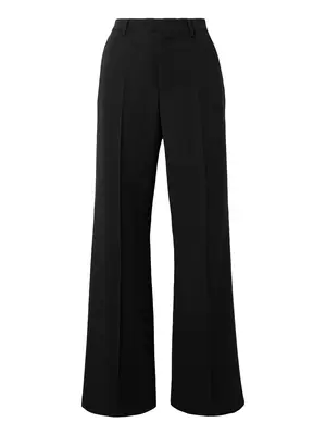Ami Twill Flared Pants Black