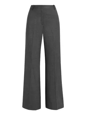 NILI LOTAN Arielle Wool Flared Pants - Charcoal
