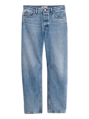 Madewell Darted Barrel-leg Jean - Dobbins Wash