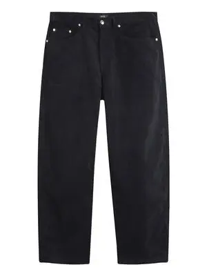 A.p.c. Achille Corduroy Trousers - Dark Navy