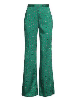 SANDRO Flared Satin Pants