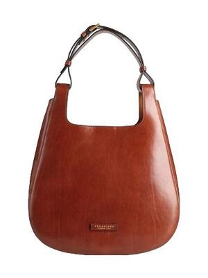 THE BRIDGE Hobo Bag In Cow Leather - Tan