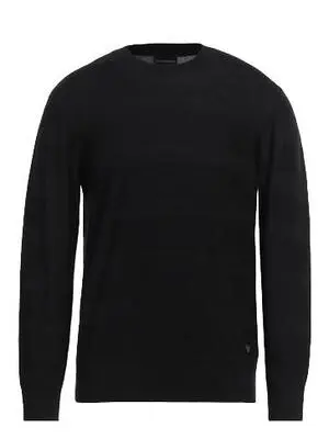 Emporio Armani Sweater In Virgin Wool Blend - Black