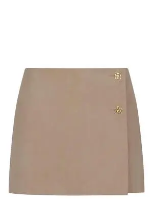 GIVENCHY Givenchy Leather Mini Skirt