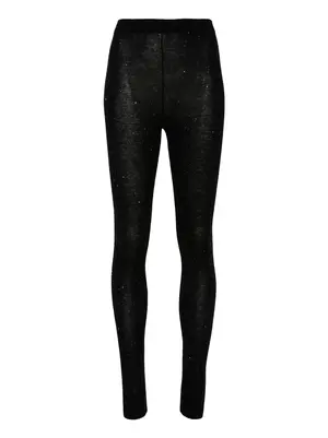 Fabiana Filippi Sequin-embellished Leggings - Black