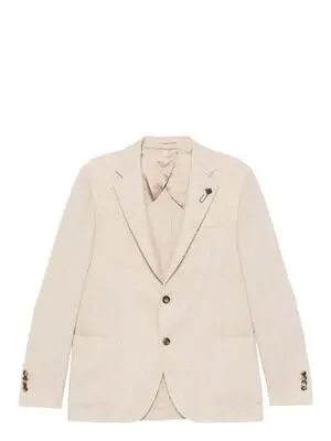 LARDINI Mélange-effect Blazer