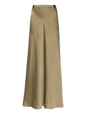 Christopher Esber Front Pocket Bias Maxi Skirt - Neutrals