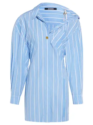 Jacquemus Striped Mini Dress - Blue