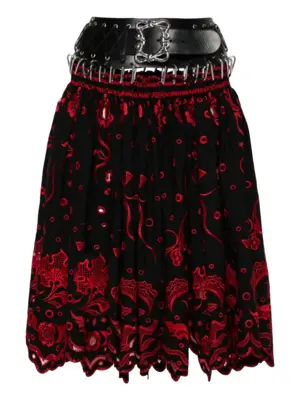 CHOPOVA LOWENA Chopova Lowena Ida Carabiner Midi Skirt