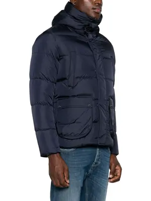 Herno Hooded Puffer Jacket - Blue