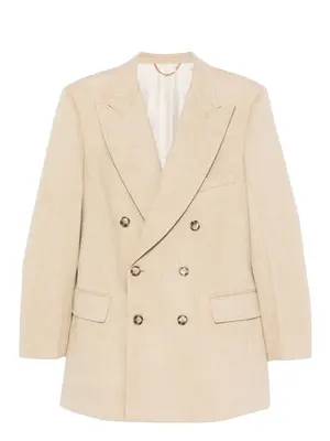 Victoria Beckham Peak-lapel Blazer - Neutrals