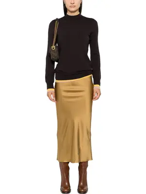 FENDI FENDI Layered-Trim Sweater