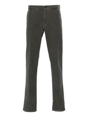Incotex Slim-cut Chino Trousers - Grey