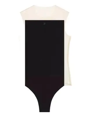 COURREGES Illusion Bodysuit - Black