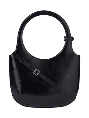 COURREGES Holy Leather Tote Bag - Black