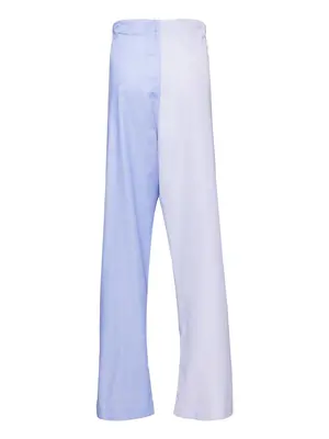 MAISON MARGIELA Striped Wide Leg Trousers - Blue