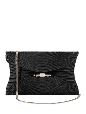 Shanghai Tang Braided Clutch - Black