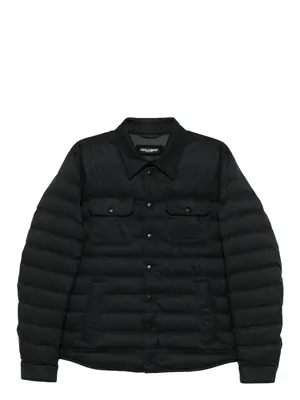 Dolce & Gabbana Logo-patch Puffer Jacket - Black