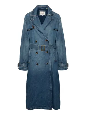 LEVI'S Cotton Trench Coat - Blue