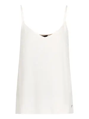 Armani Exchange Monogram Tank Top - White
