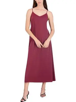 POINT A-Line Slip Dress Cabernet