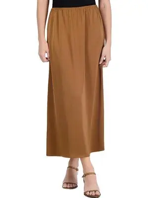 POINT Point Satin Maxi Skirt Nutshell