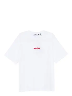 Gcds Embroidered-motif T-shirt - White