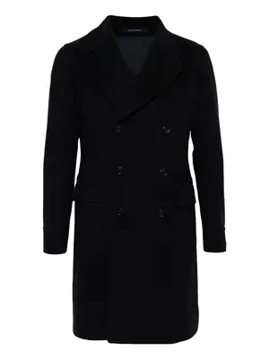 Tagliatore Double-breasted Coat - Blue