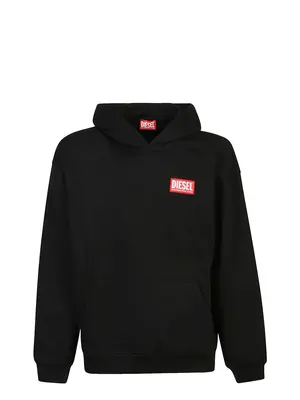 DIESEL S-boxt-hood-lab Hoodie - Black