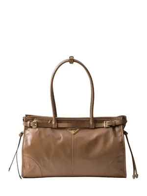 Prada Large Bonnie Tote Bag - Brown