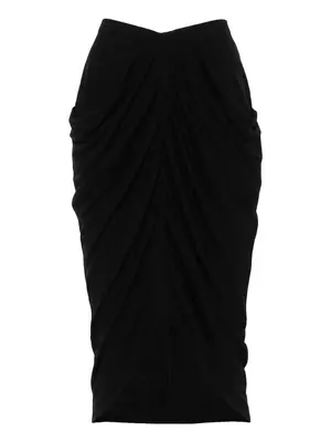 MARANT ETOILE Ilis Midi Skirt - Black