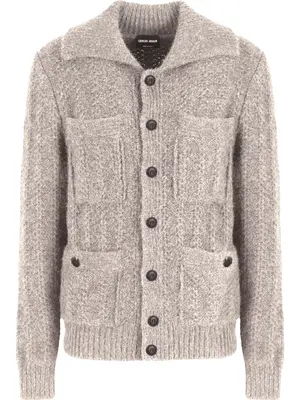 Giorgio Armani Cable-knit Cardigan - Neutrals