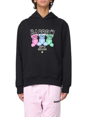 BARROW BARROW Printed Sweatshirt Black