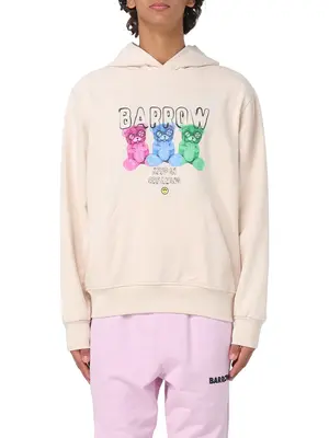 BARROW BARROW Printed Sweatshirt Cream