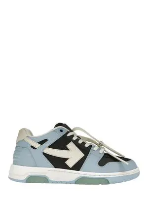 Off-White Out Of Office Ooo Low-top Sneakers - Light/blue/black