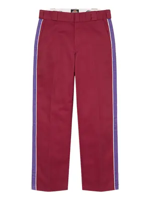 Supreme X Dickies Stripe 874 Work Pant 'maroon - Red
