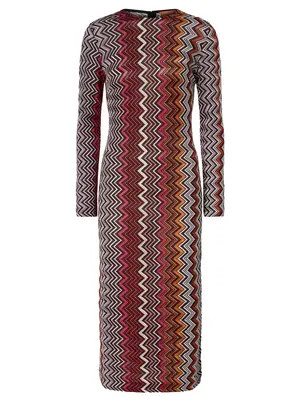 Missoni Zig Zag Midi Dress - Multicoloured