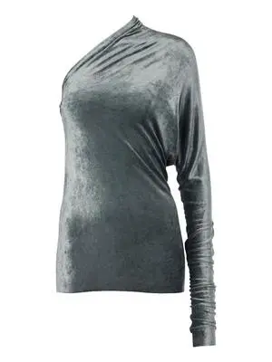 Rick Owens Diana One-shoulder Top - Blue