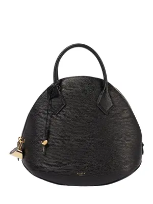 Alaïa Dome 32 Leather Tote Bag - Black