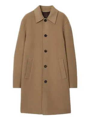 Burberry Wool Car Coat - Camel/treacle Brown