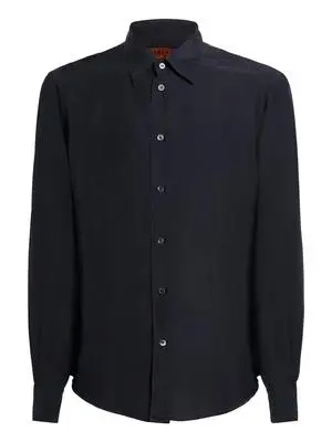 Barena Venezia Silk Shirt - Navy