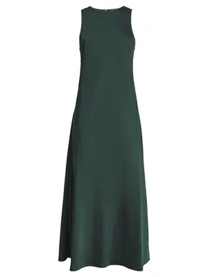 Max & Co. Satin Midi Dress Green