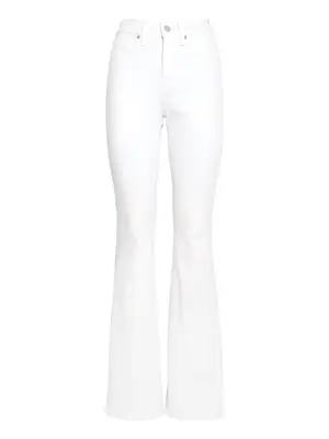 Veronica Beard Beverly High-rise Skinny Flared Jeans - White