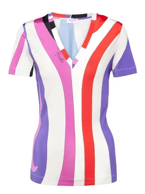 Emilio Pucci Marmo Printed T-shirt - Multicoloured