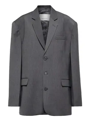 THE FRANKIE SHOP Gelso Oversized Blazer - Grey