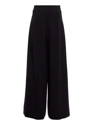 Staud Caleb High-rise Wide-leg Pants - Black