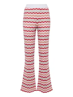Missoni Zig Zag High-rise Flared Pants - Multicoloured