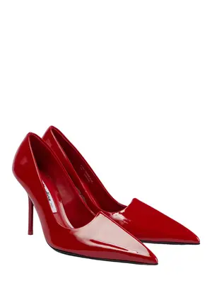Acne Studios Bordisia 190 Patent Leather Pumps - Red